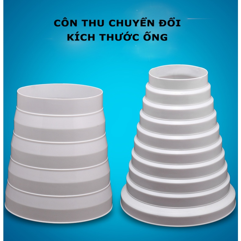 Côn thu ngoại cỡ, Bộ chuyển đổi ống lỡn sang ống nhỏ nhiều cỡ từ 140/ ...